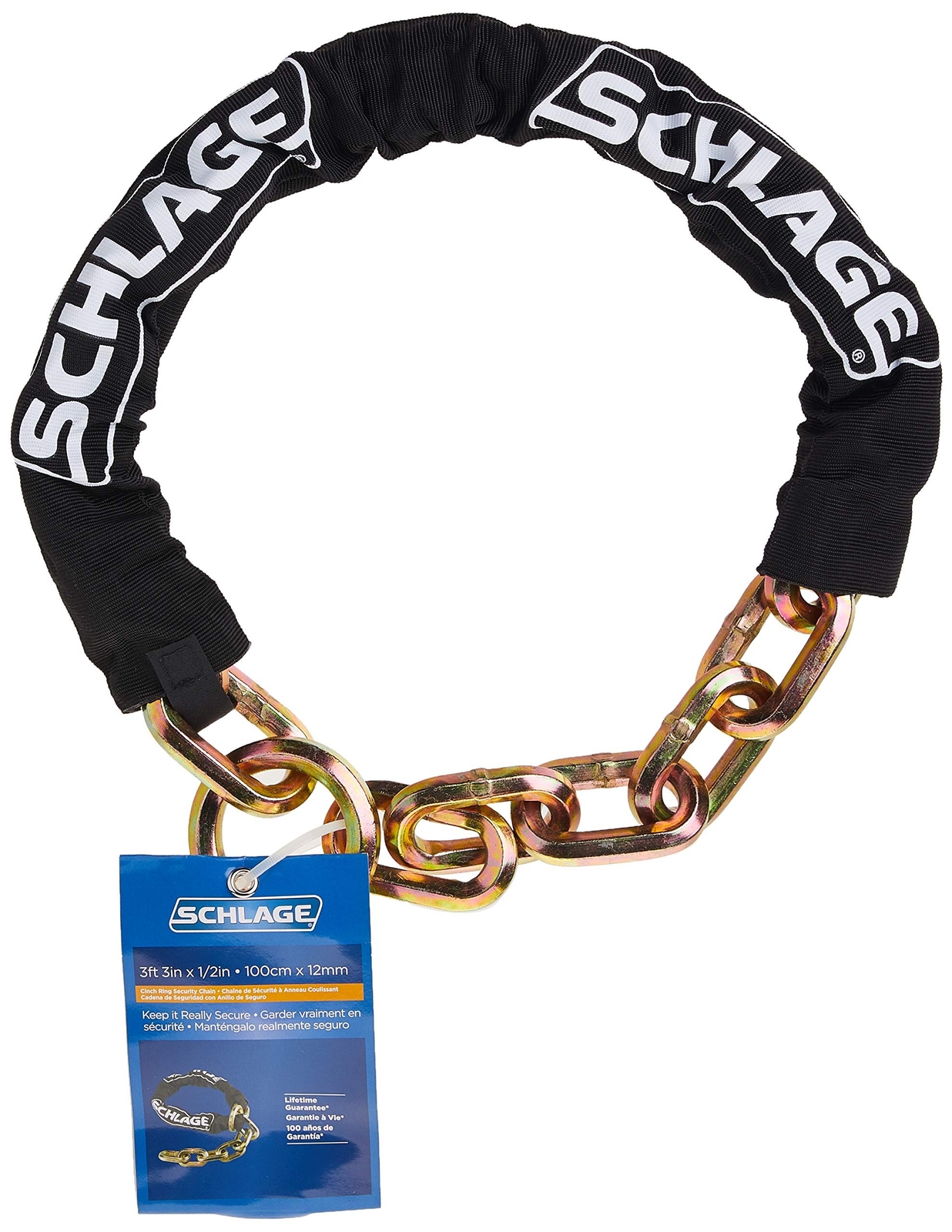 Schlage 12mm Cinch Ring Security Chain (No Lock) 39 Inches | eBay