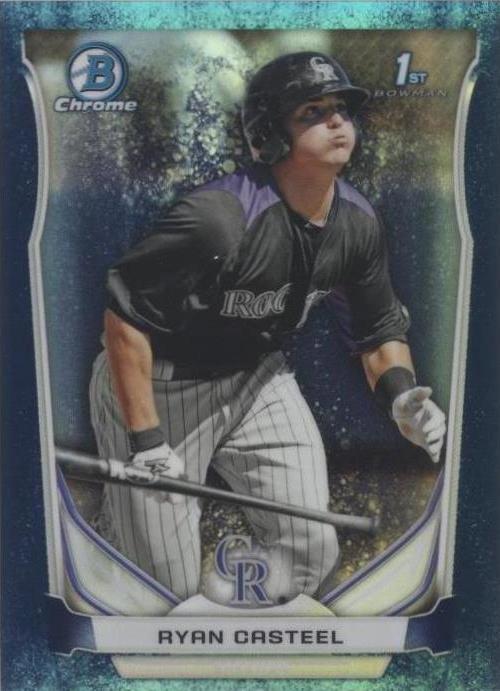2014 Bowman Chrome - Prospects Ryan Casteel #BCP5 Bubbles Refractor /99 ...
