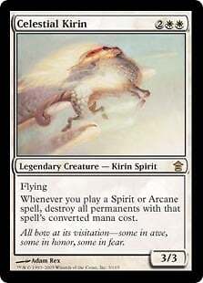Magic MTG - Celestial Kirin - Libérateurs de Kamigawa - MINT/NMINT - EN ...