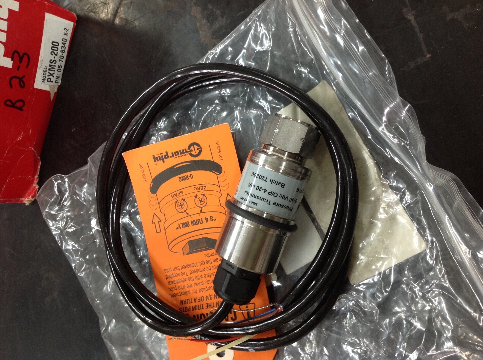 Murphy Pressure Transmitter PXMS-200 200 psi | eBay