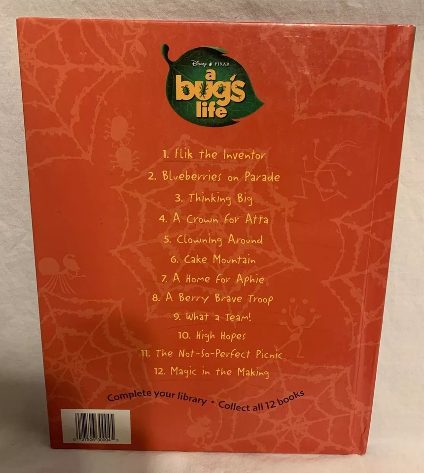 Disney Pixar A Bug's Life -A Crown for Atta -Volume 4 Hard Back Kids ...