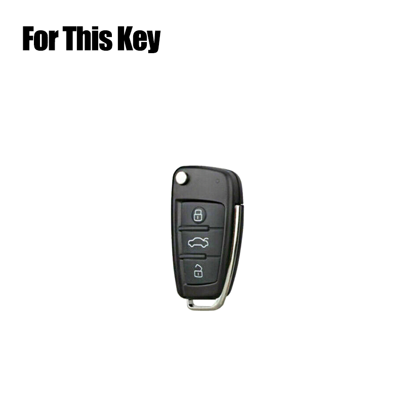 Genuine Leather Car Key Case Cover For Audi A1 A3 A4 A6 A8 Q3 Q5 Q7 R8 ...