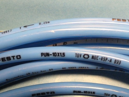 FESTO Lot of 10 meters PUN-10X1,5 No.159668 Tubing Blue | eBay