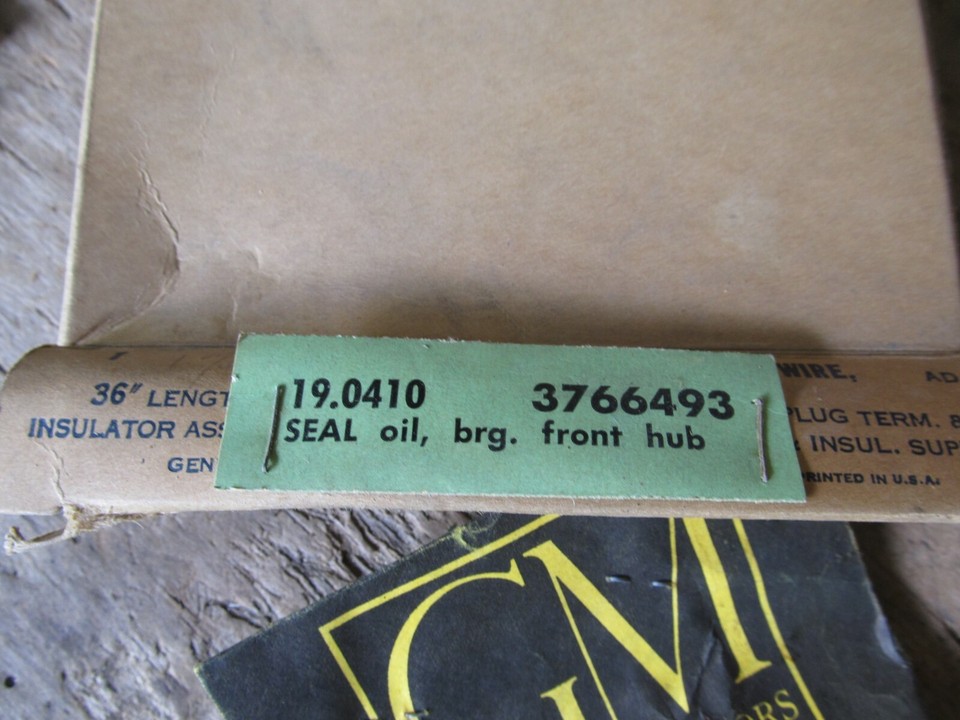 NOS 1960 61 Chevrolet Truck C10 Front Wheel Inner Bearing Felt Seal GM ...