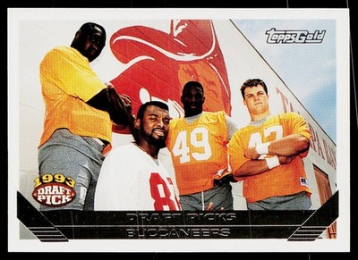 1993 Topps #230 Buccaneers Draft Picks (Curry / Thomas / DuBose / Lynch ...