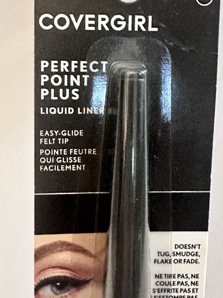 CoverGirl Liquid Eye Liner Perfect Point Plus 205 Charcoal 0.08 Oz Felt ...