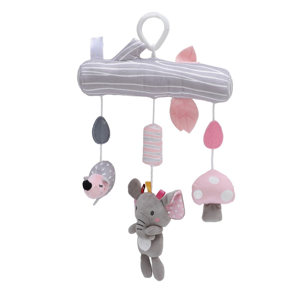 Stroller Activity Toy Animal Pattern Plush Baby Hanging Toy For ...