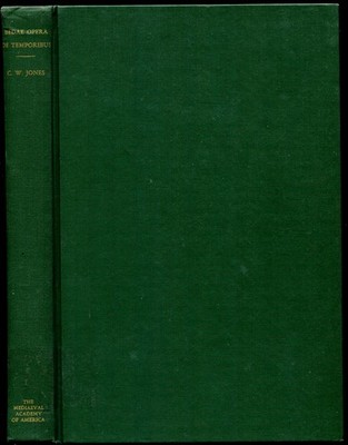Bede Charles Jones Bedae: Opera De Temporibus Medieval Latin 1943 HC | eBay