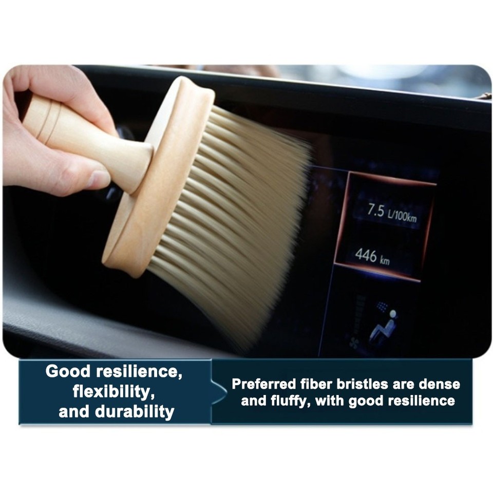 Dust Brush No-scratch Cleaning Reaches Crevices Easy Handling Two-sided ...
