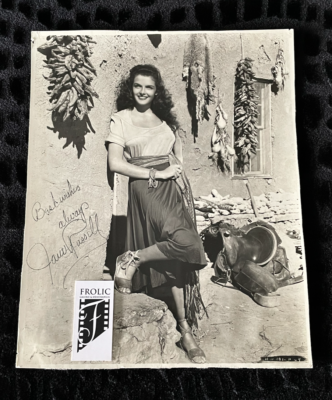 JANE RUSSELL 1943 The Outlaw Signed Original Photo JSA (COA) *First ...