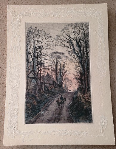 Fred Slocombe Aquatint etchings Near Pinner Hill Qty 2 | eBay