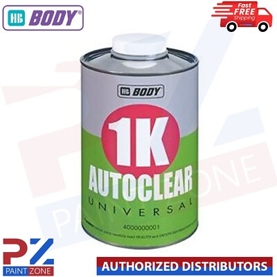 HB BODY Clear Lacquer 1K Clearcoat Acrylic 1 LTR READY TO USE | eBay UK