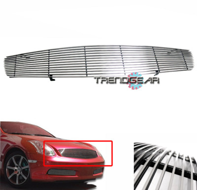 FRONT MAIN UPPER BILLET GRILLE GRILL FOR 2003-2007 G35 COUPE 2DR 2004 ...