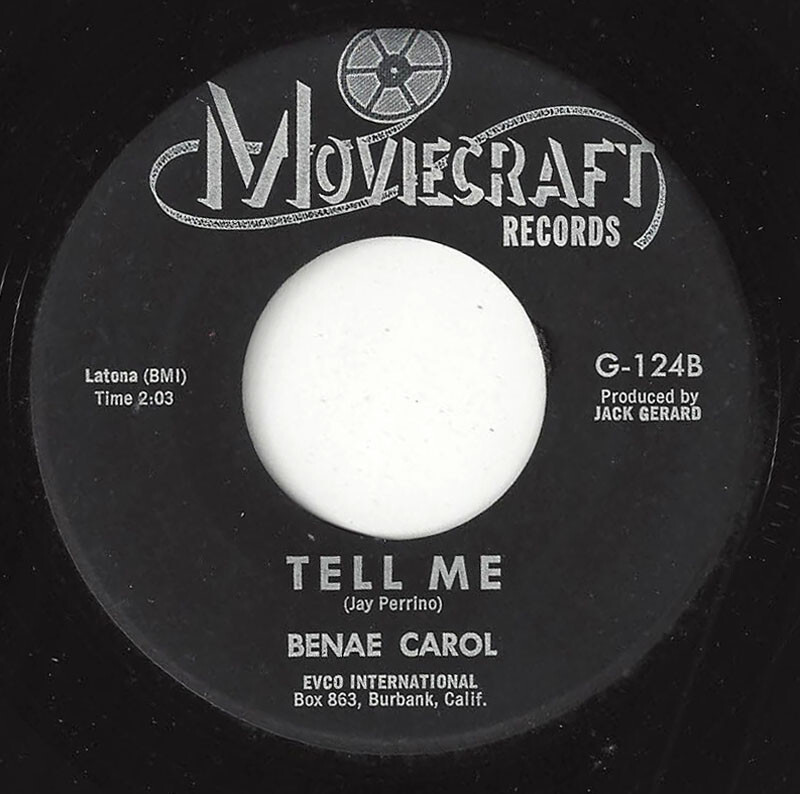 BENAE CAROL Waiting/Tell Me Moviecraft 124 TEEN ROCK 1962 45RPM | eBay