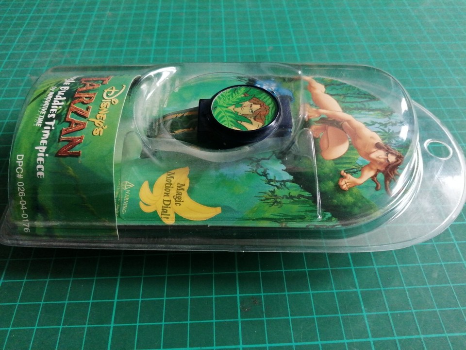 Disney Tarzan Jungle Buddies Timepiece TARZAN WATCH Magic Motion Dial ...