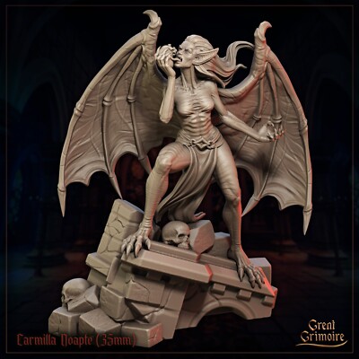 Carmilla Noapte Female Vampire Succubus Miniature | D&D DnD | | eBay