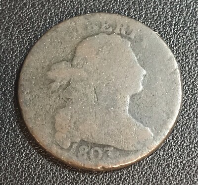 1803 Draped Bust Large Cent- Small Date- Large Fraction Variety | eBay