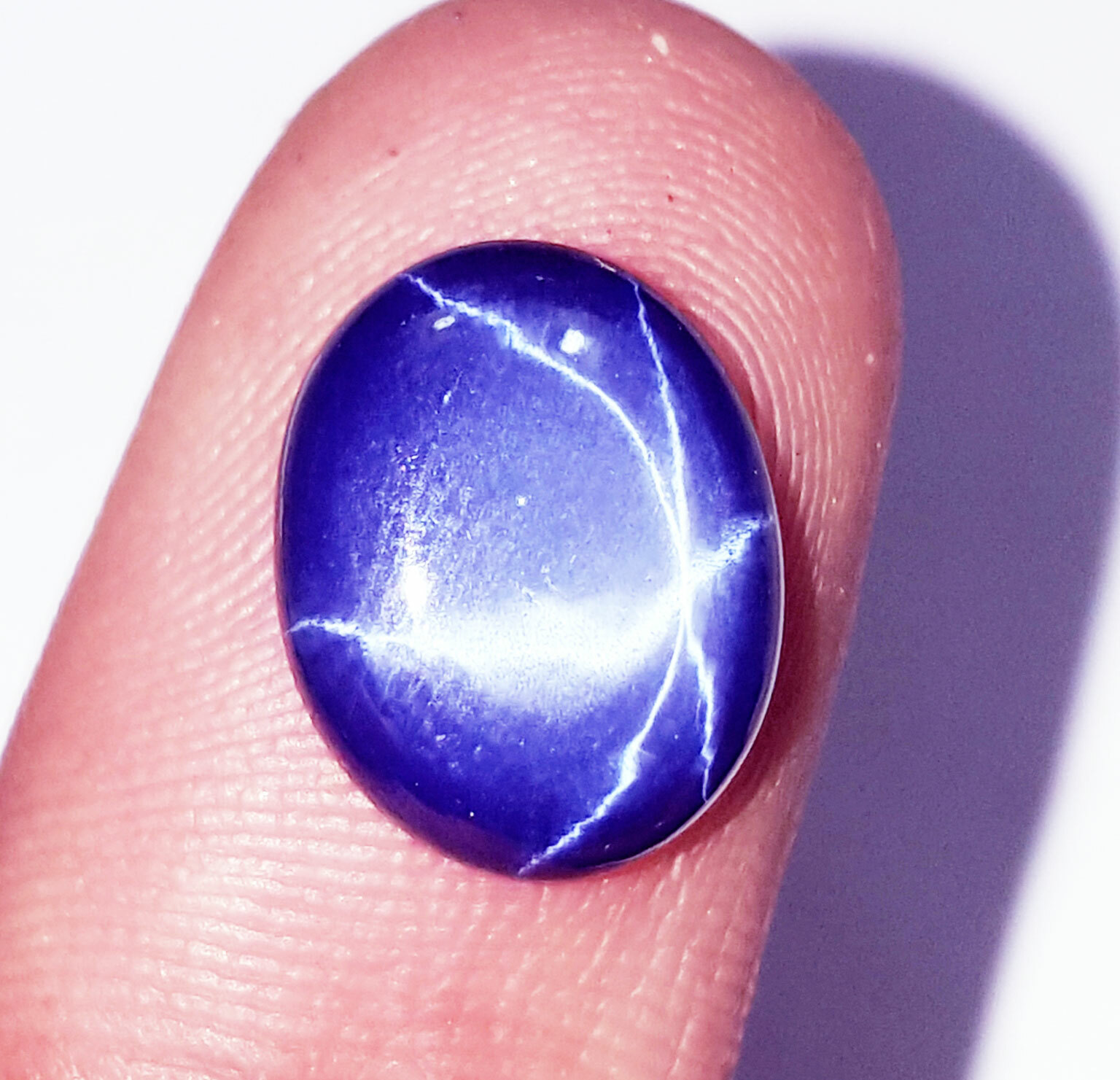 6 Rays Natural Star Blue Sapphire 3.15 Cts Certified Loose Gems With ...