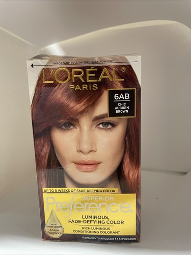 L'Oréal Paris Superior Preference Hair Color Dye Cream , 6AB Chic ...