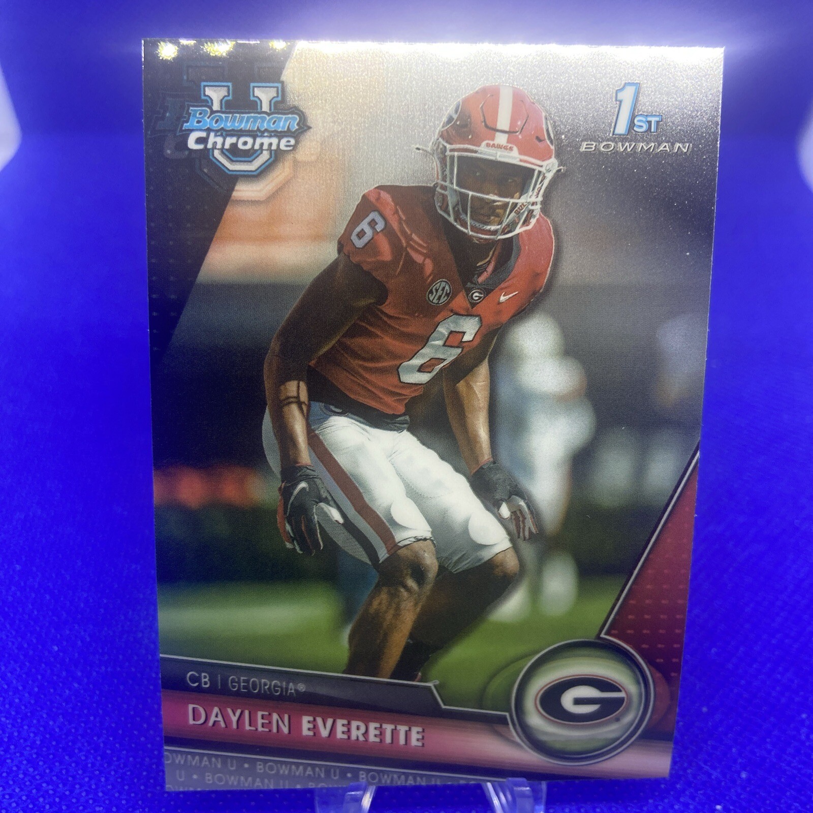2023 1st Bowman Chrome U Daylen Everette #9 Georgia Bulldogs | eBay