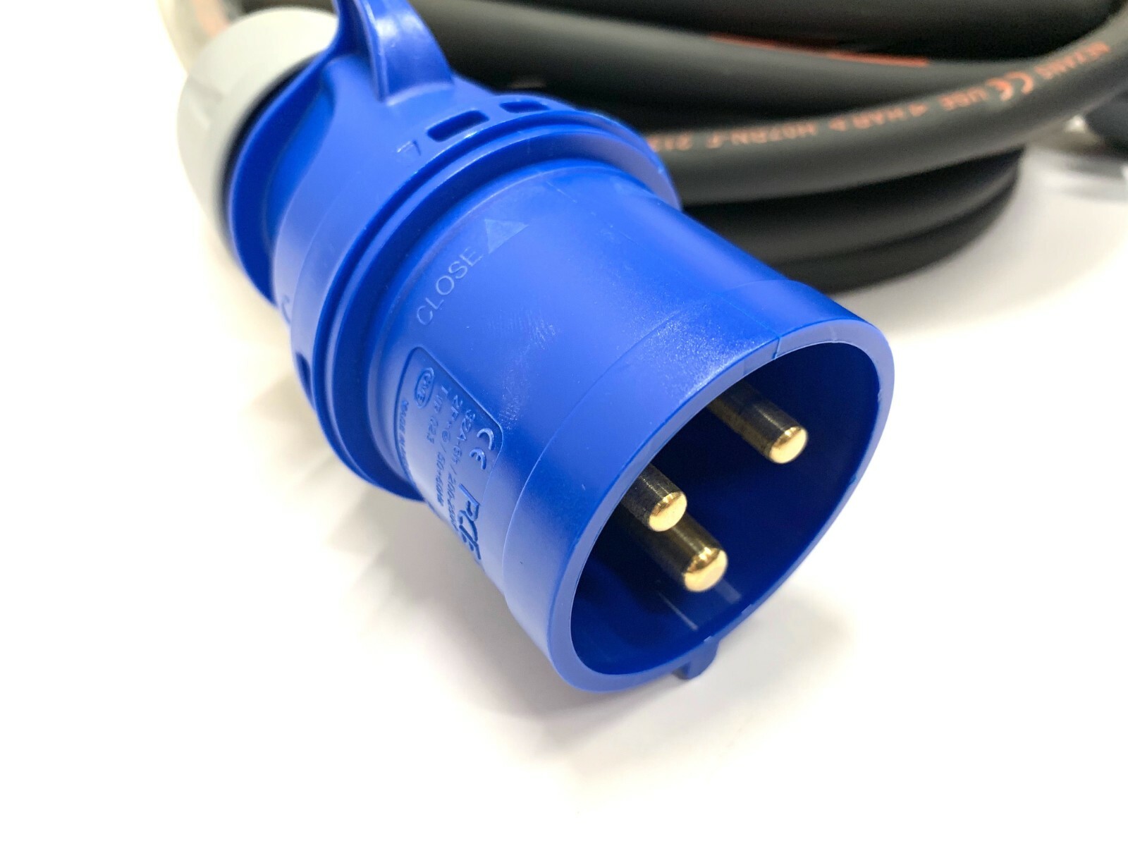 32Amp 240V IP44 3 Pin Extension Lead 6mm² Heavy Duty Industrial Rubber ...