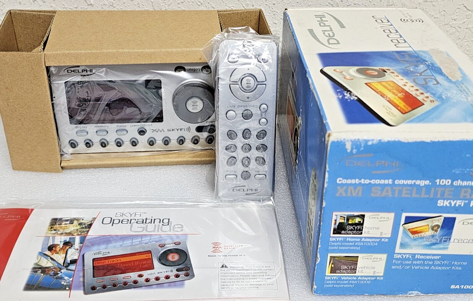 Delphi SKYFi SA10000 For XM Car & Home Satellite Radio Receiver With ...