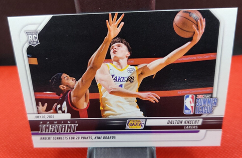 DALTON KNECHT 2024-25 PANINI INSTANT NBA ROOKIE CARD #8 LAKERS SP / 292 ...