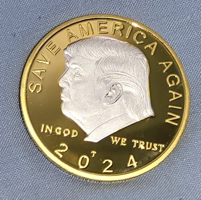 Donald Trump 2024 Gold Silver Coin Old USA President Assassination ...