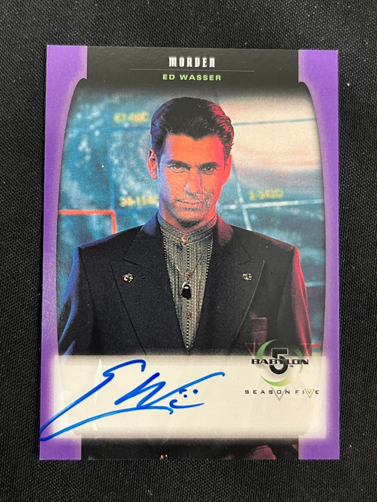 1998 Skybox Babylon 5 Ed Wasser Morden A17 Autograph Card AA | eBay