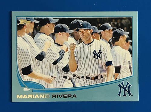 2013 Topps Mariano Rivera Yankees Wal-Mart Blue Parallel Baseball Card ...