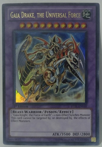 Gaia Drake The Universal Force ULTRA RARE 1st Edition Yugioh STBL-EN039 ...