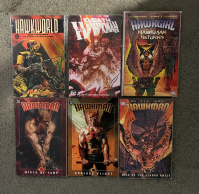 Hawkman Graphic Novel/tpb lot Death of/Hawkgirl Returns/Endless Flight ...