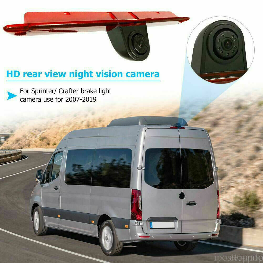 7" Mirror Monitor Dual Mounts Reversing Camera For Mercedes Sprinter/VW ...