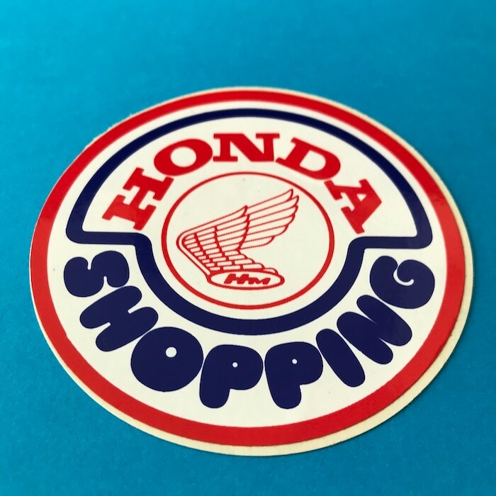 Vintage HONDA Motorcycle logo STICKER decal - moped army suzuki yamaha ...