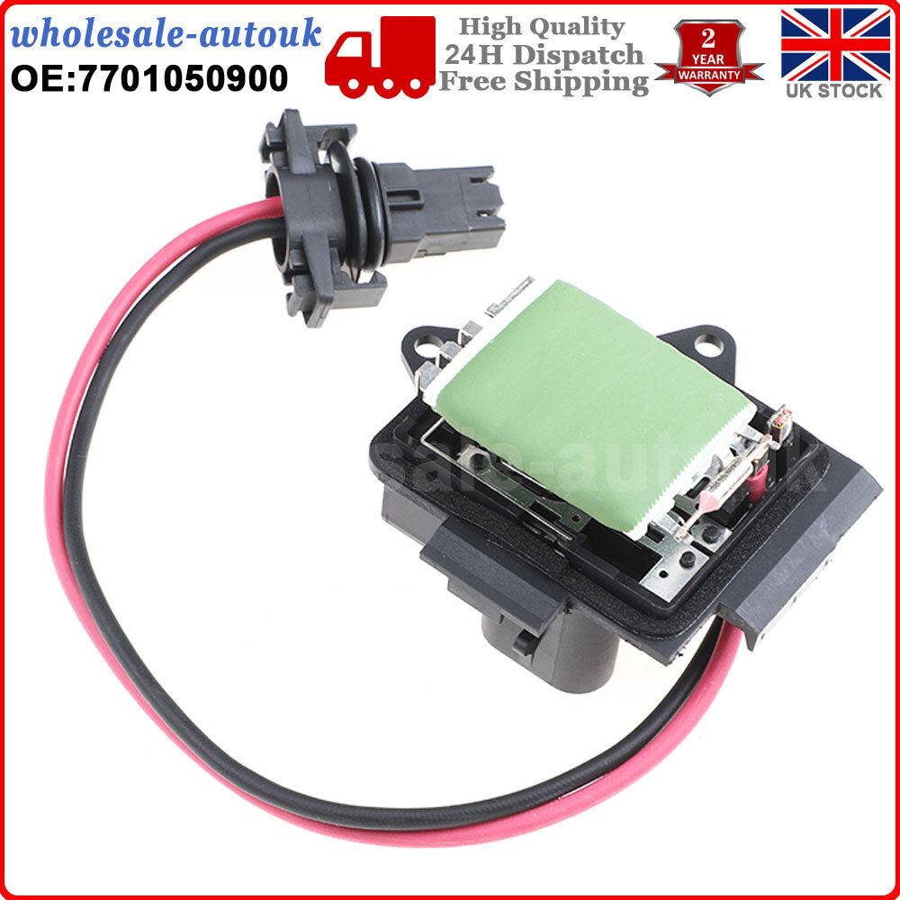 HEATER RESISTOR BLOWER MOTOR FAN FOR RENAULT CLIO MK2 THALIA 1998>ON ...