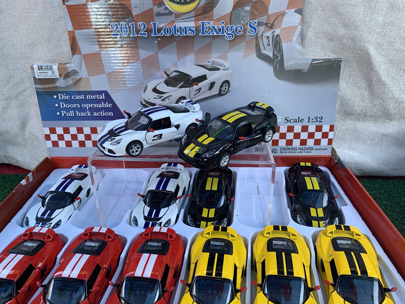 2012 Lotus Exige S, 5" Die Cast 1:32 Pull Back Kinsmart Toy(price For ...
