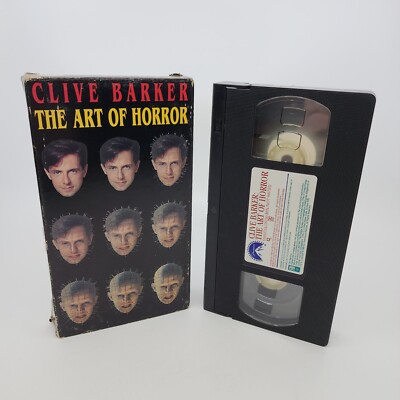 CLIVE BARKER: THE ART OF HORROR VHS Video Documentary 1992 Hellraiser ...