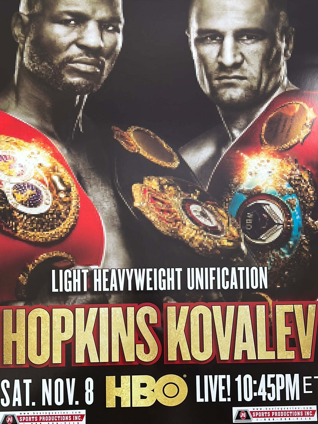 Boxing - 2014 Hopkins vs Kovalev Poster | eBay