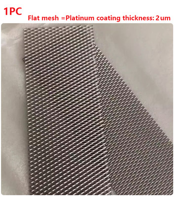 50mm×300mm X1.5mm Metal Platinum Titanium Mesh Sheet Perforated Plate ...