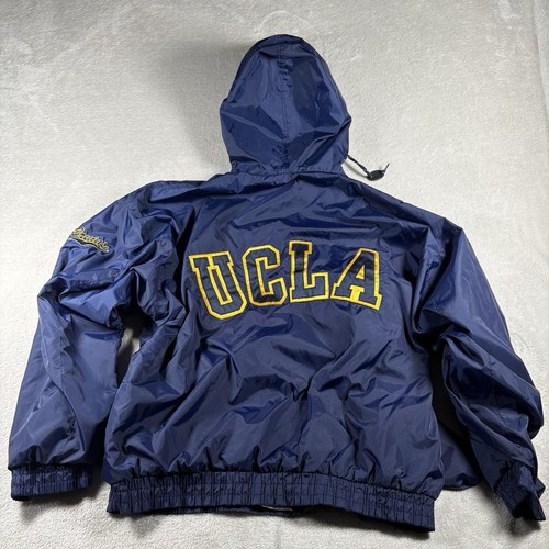 Vintage UCLA Bruins Men’s XL Blue Pullover Lined Windbreaker Hoodie ...