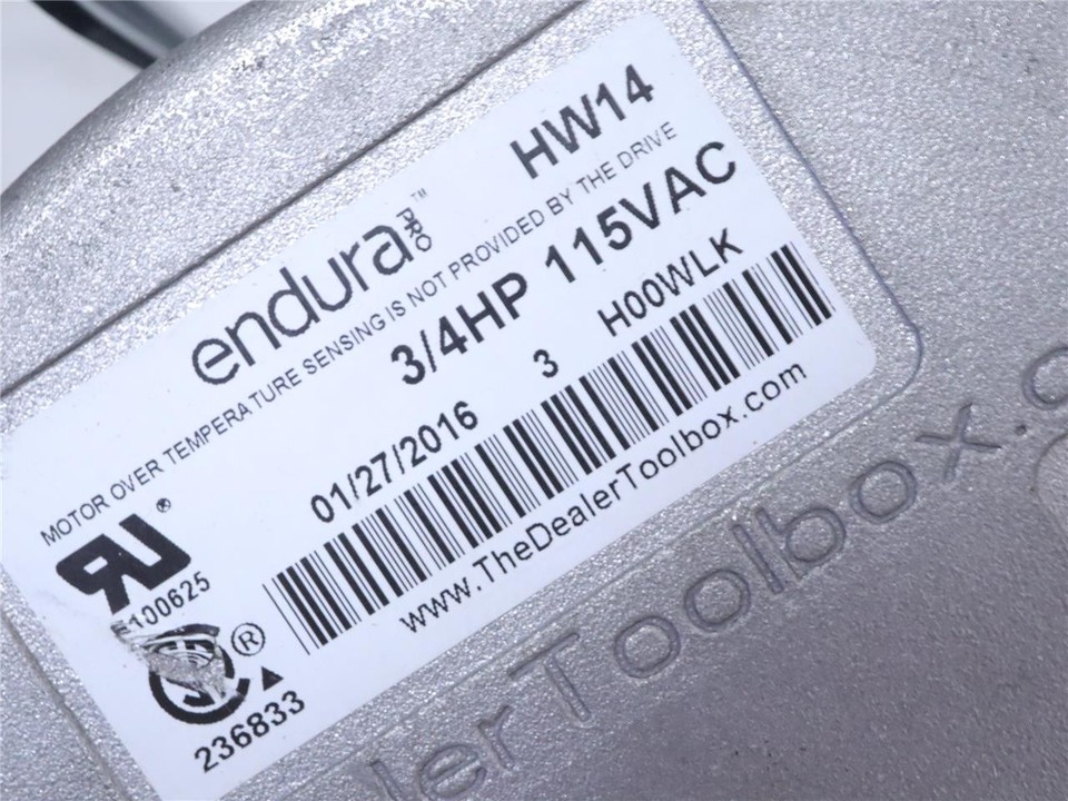 Genteq 5SME39NXL522 Endura ECM Furnace Blower Motor 3/4HP 115V ...