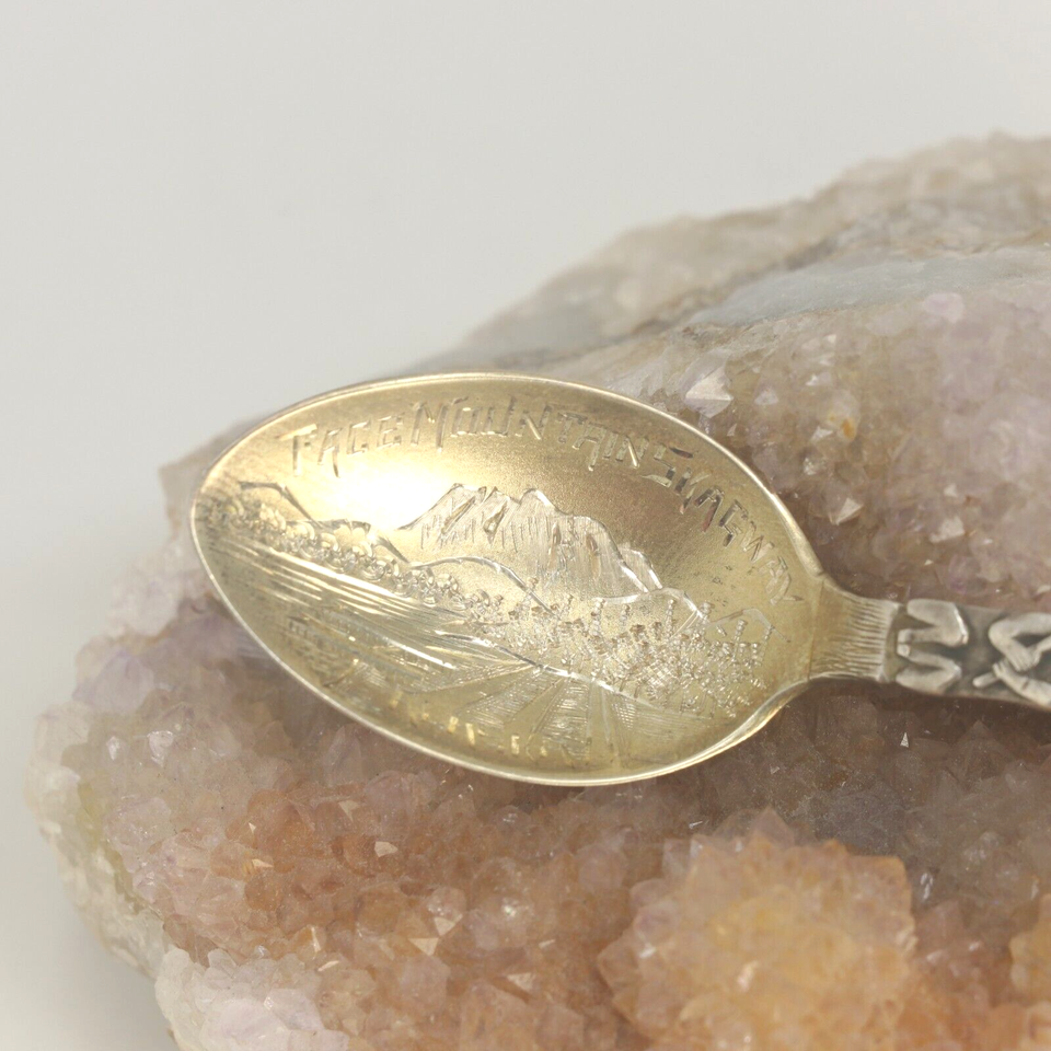 Vintage Sterling Silver Face Mountain Skagway Alaska Indian Totem Pole ...