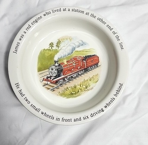 Wedgwood Thomas the Tank Engine Bowl Kaye & Ward/Britt Allcroft 1984 ...