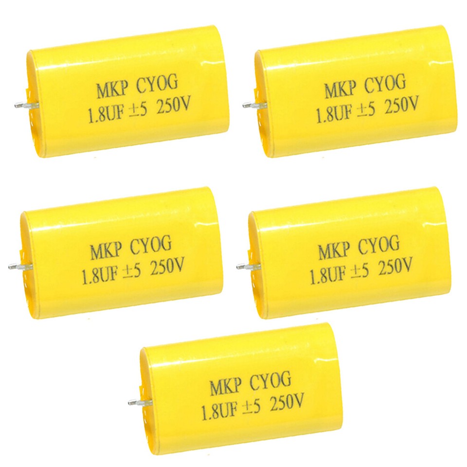 5PC Axial Film Capacitor Audio Crossover Filtering Capacitor 3.3uf 4 ...