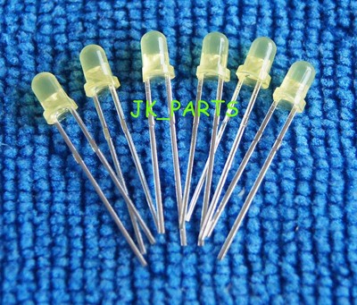 1000pcs 3MM ROUND YELLOW COLOR YELLOW LIGHT Super Bright Bulb Lamp LED ...