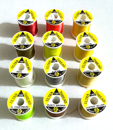 12 Spools UTC 140 Thread, Fly Tying, NR | eBay