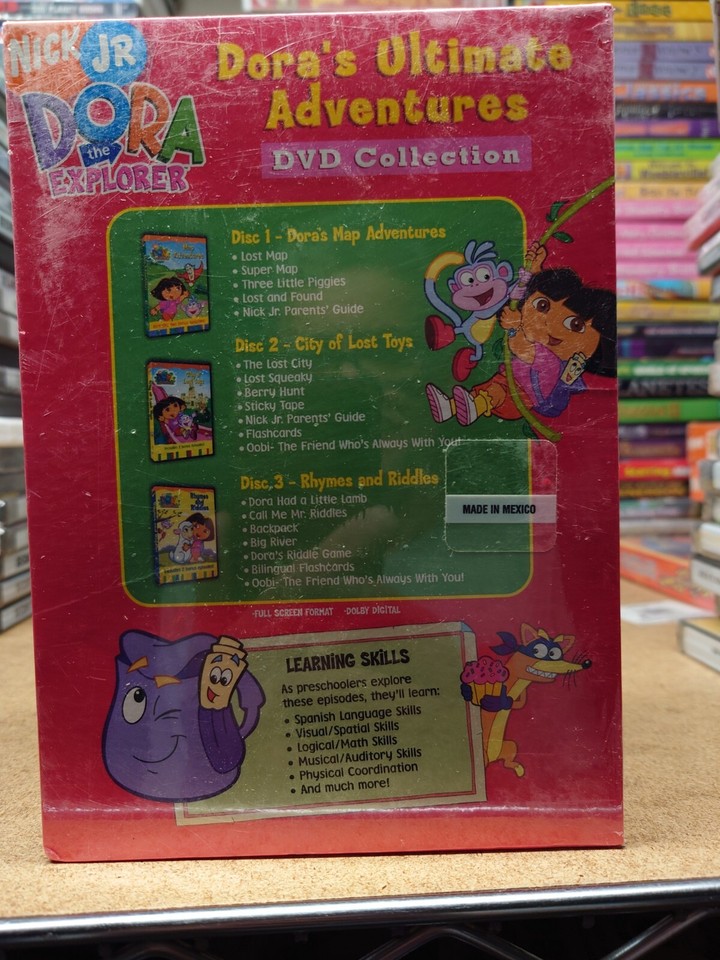 Dora the Explorer - Doras Ultimate Adventures Collection (DVD, 2004, 3 ...