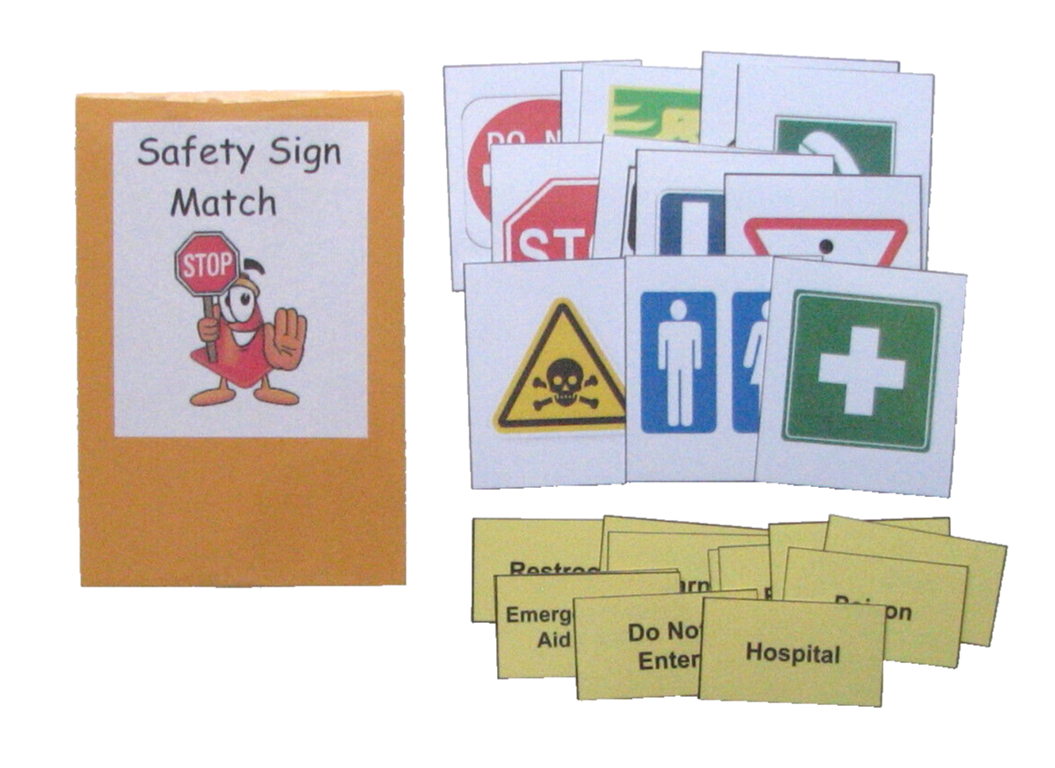 Teacher Made Learning Center Educational Resource Game Safety Sign ...