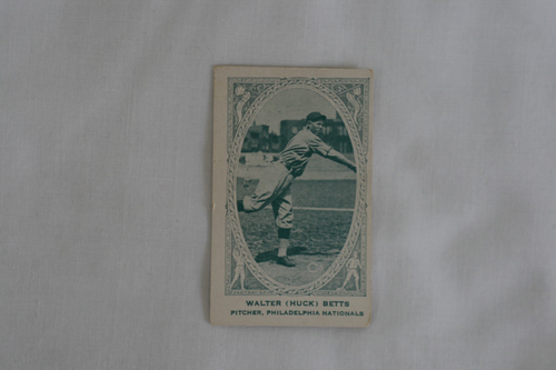 Walter Huck Betts 1922 W573 Strip Card | eBay