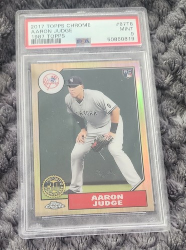Aaron Judge Rookie Card 2017 Topps Chrome 1987 Topps #87T8 PSA 9 | eBay